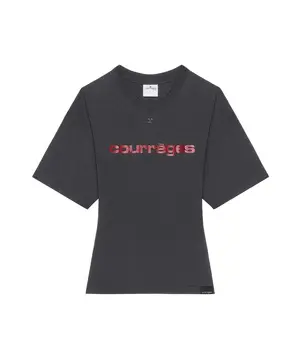 COURREGES Courrèges Fitted Printed T-shirt