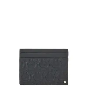 FERRAGAMO Monogram Pattern Embossed Cardholder