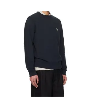 Maison Kitsuné Barista Pullover With Embroidered Logo