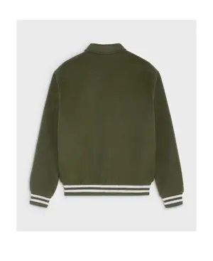 Celine Varsity Jacket With Hood In Double Faced Cashmere