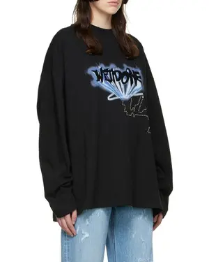 We11Done Logo Details Long-sleeved T-shirt