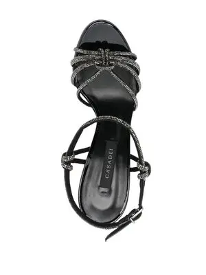 Casadei Crystal Embellished High-heeled Sandals