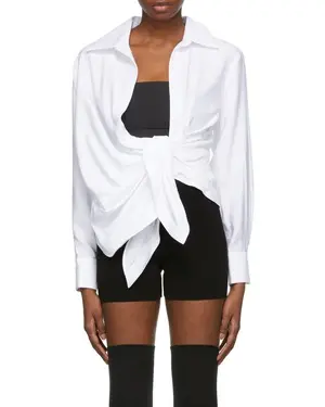 Jacquemus Bahlia" Tie Detail Blouse