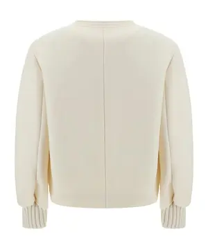 Chloé Balloon Sleeve Cropped Jacket - White