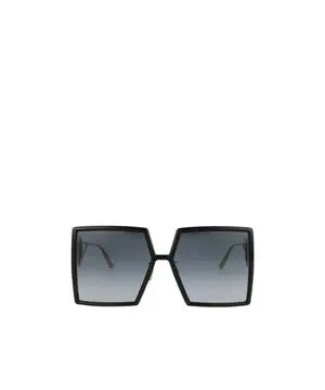 Dior Logo Square Frame Sunglasses - Gray