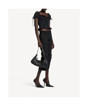 Balenciaga Off-the-shoulder Drawstring Top