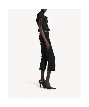 Balenciaga Off-the-shoulder Drawstring Top