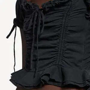 Balenciaga Off-the-shoulder Drawstring Top