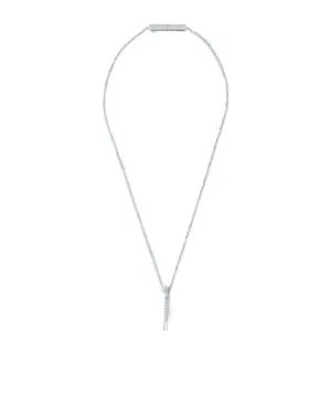 Bottega Veneta Sterling Pendant Necklace - Silver