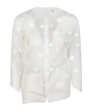 Junya Watanabe Long-sleeved Knitwear With Polka Dot Pattern