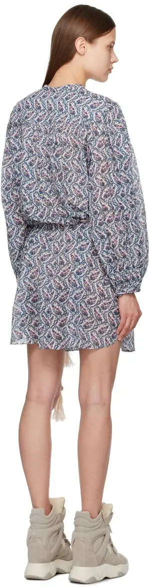 Isabel Marant Étoile Kildi Floral Print Belted Dress