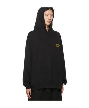 Vetements Embroidered Logo Hoodie