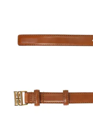 BY MALENE BIRGER Marlos Leather Belt - Brown