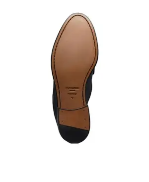 Thom Browne Grained Leather Mule Loafers