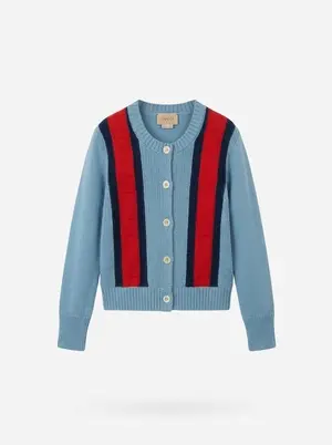 Gucci Square G Cotton Cardigan