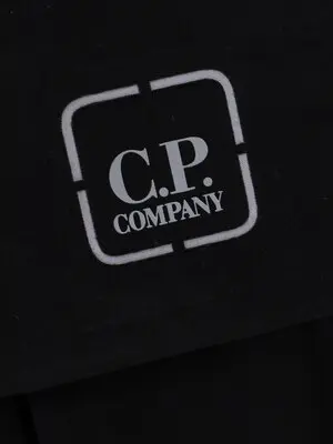 C.P. COMPANY High-neck Logo Print Jacket