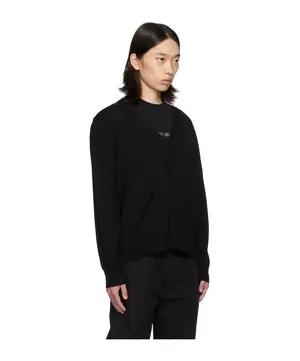 Stone Island Compass-badge Wool Cardigan