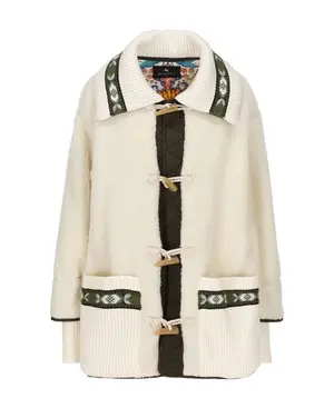 Etro Toggle Coat - Nude