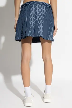 Michael Kors Pleated Mini Skirt With Geometric Print