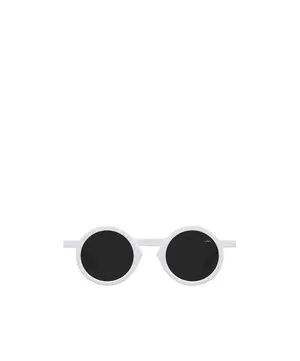 VAVA Round Frame Sunglasses - White