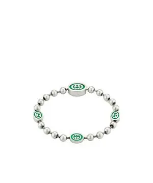 Gucci Interlocking G Bracelet - White