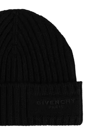 Givenchy Logo Embroidered Knit Beanie