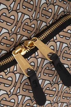 Burberry Medium Rucksack In Monogram Print Nylon