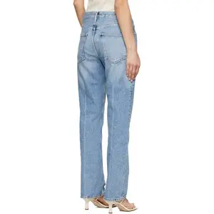 AGOLDE Lana High-rise Straight Jeans - Gray