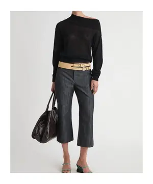 Paloma Wool Soto Funnel-neck Fine-knit Sweater