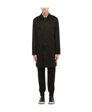Burberry Paddington Single-breasted Trench Coat - Black