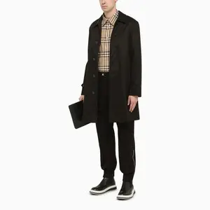Burberry Paddington Single-breasted Trench Coat - Black