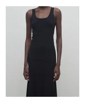 THE ROW Sleeveless Scoop-neck Vest