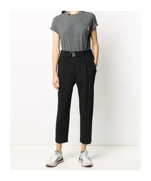 Brunello Cucinelli Rolled Sleeve T-shirt