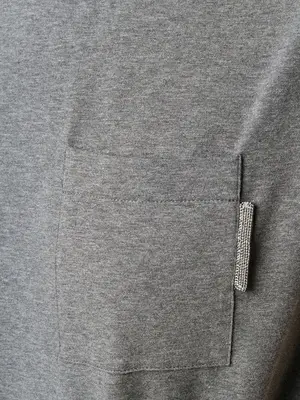 Brunello Cucinelli Rolled Sleeve T-shirt