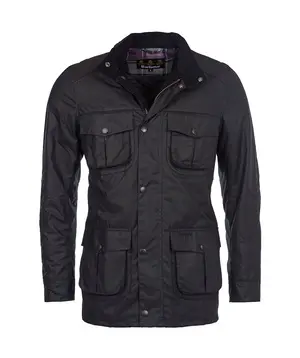 Barbour Long-sleeved Casual Jacket With Zipper Opening