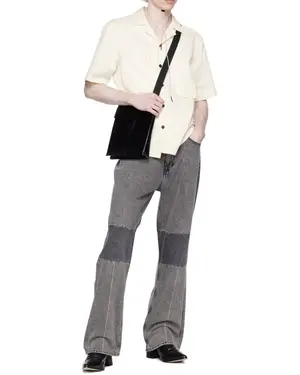 Our Legacy Leather Pocket Shoulder Bag