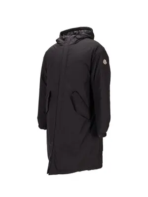 Moncler Siciones Logo Patch Parka