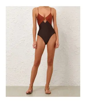 Zimmermann Aster Cut-out One-piece Swimsuit