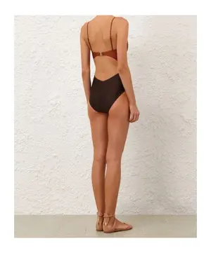 Zimmermann Aster Cut-out One-piece Swimsuit