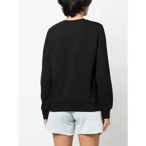 A.p.c. Flocked Logo Crewneck Sweatshirt