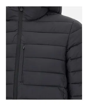 SAVE THE DUCK Hooded Puffer Jacket - Black
