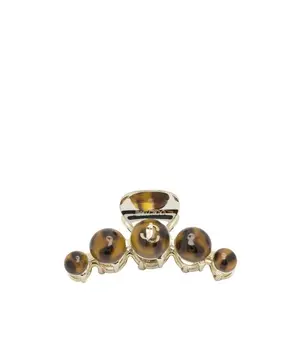JIMMY CHOO Claw Clip With Beaded Embellishment - Yellow