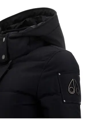 Moose Knuckles Zipped Hooded Down Jacket - No