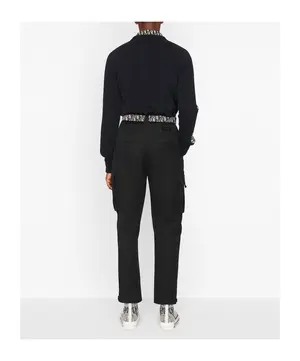 Dior Crewneck Jumper With Oblique Jacquard Sleeves
