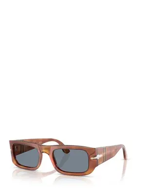 Persol Rectangular Frame Sunglasses - Gray