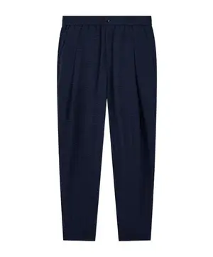 Giorgio Armani Crinkled Relaxed Fit Trousers