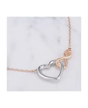 SWAROVSKI Infinity Heart Necklace