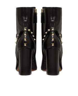 Valentino Garavani Rockstud Nappa Ankle Boot 90mm