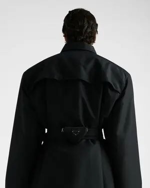 Prada Long Sleeved Belted Waist Jacket