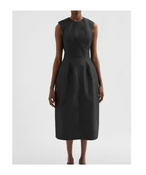 JIL SANDER Sleeveless A-line Midi Dress
